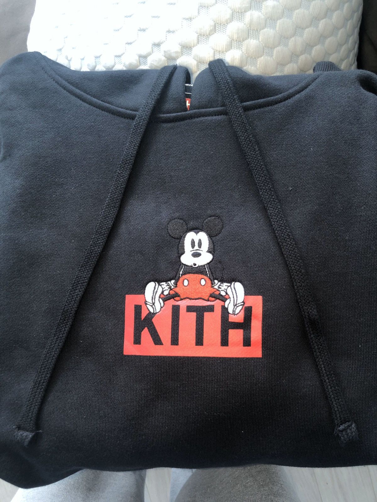 Disney × Kith Kith x Disney Mickey Mouse Black Hoodie | Grailed
