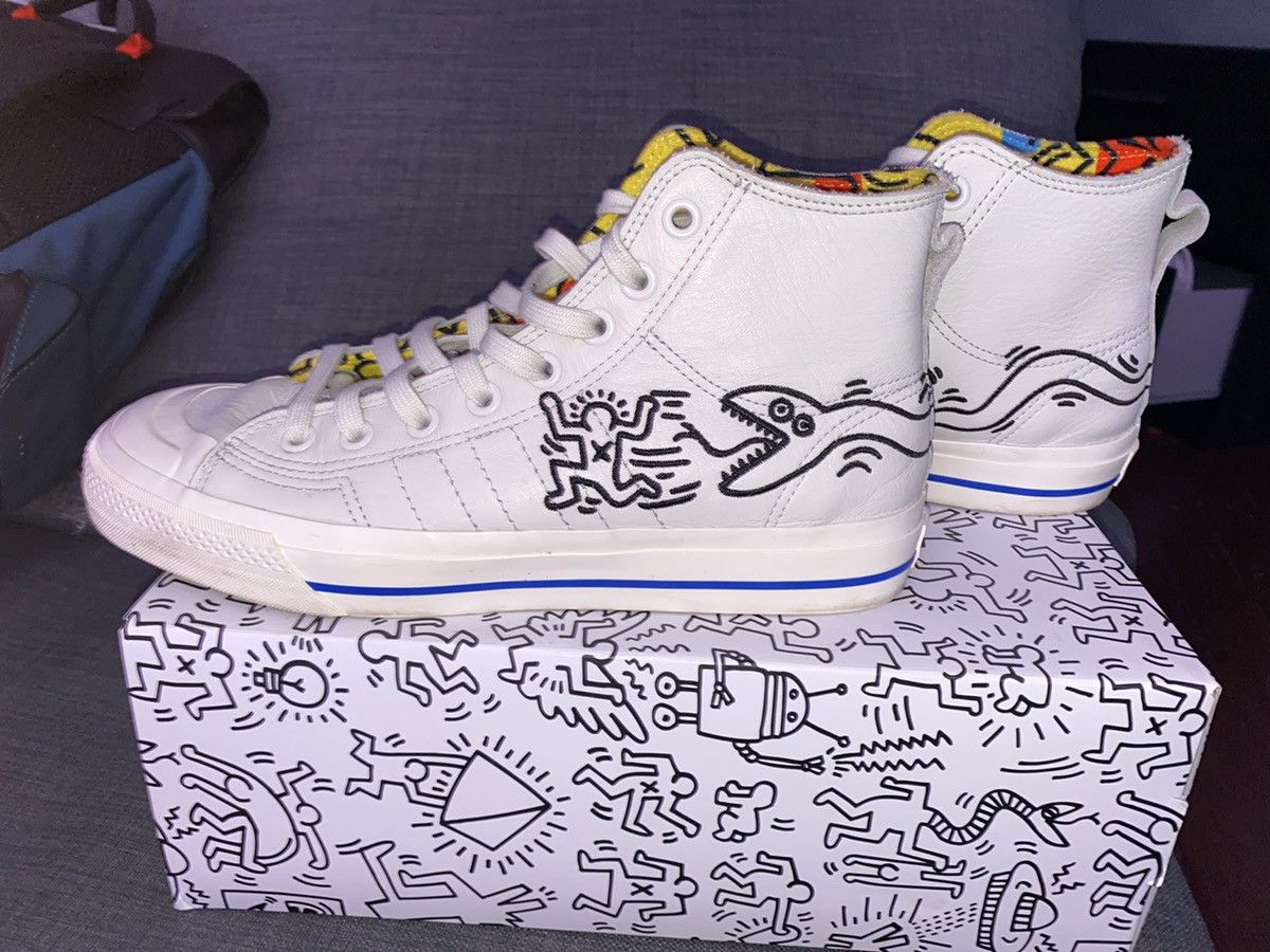 Keith Haring Adidas Keith Haring Nizza Hi | Grailed
