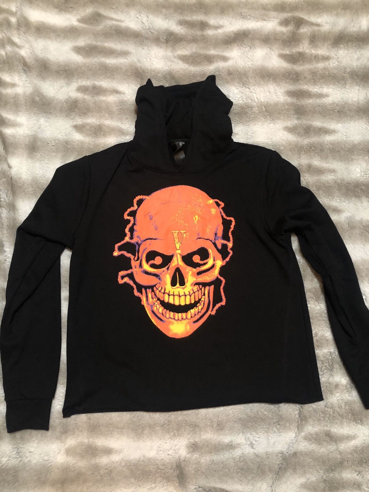Vlone *FINAL DROP* Vlone Shocker Skull Hoodie | Grailed