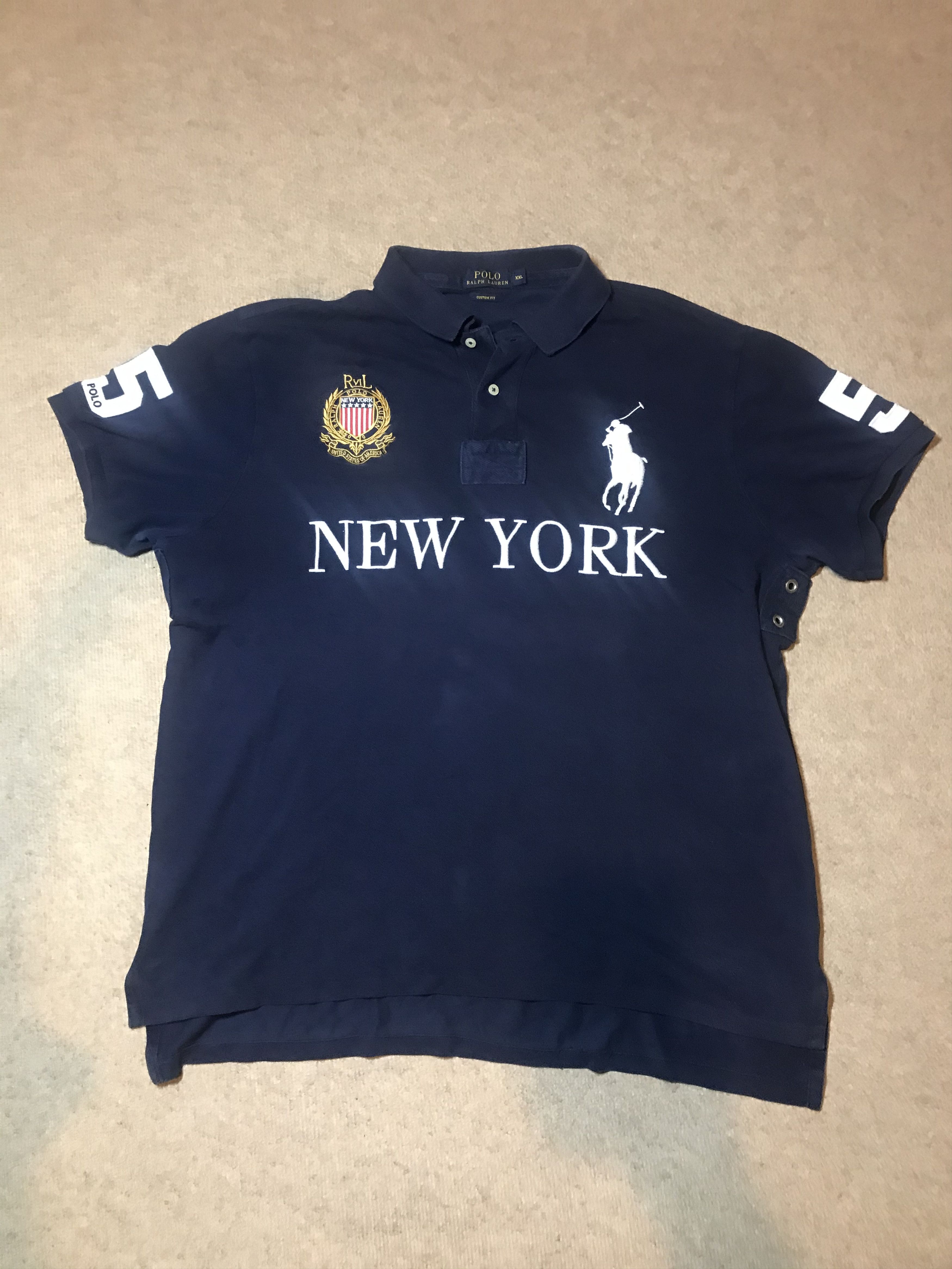 Polo Ralph Lauren Ralph Lauren Polo Shirt New York Big Pony Number Five ...