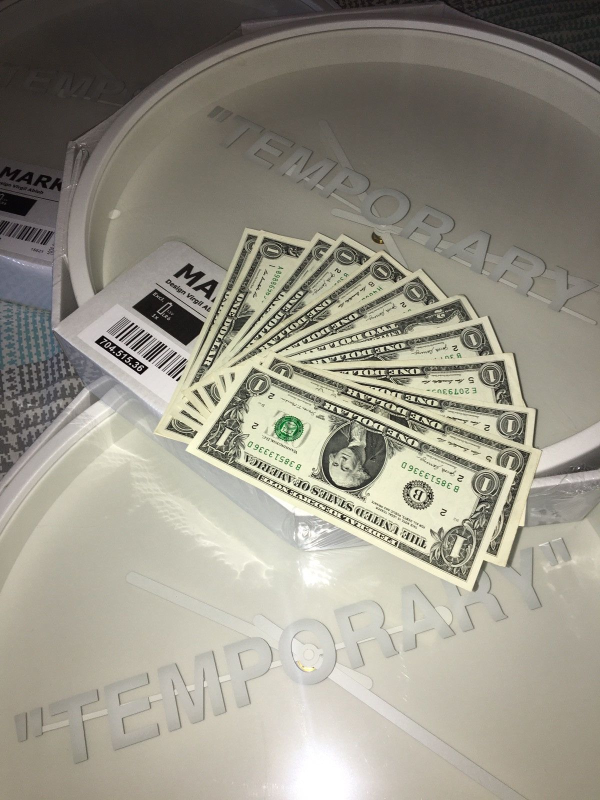 Ikea Off-White x IKEA "TEMPORARY" Clocks | Grailed