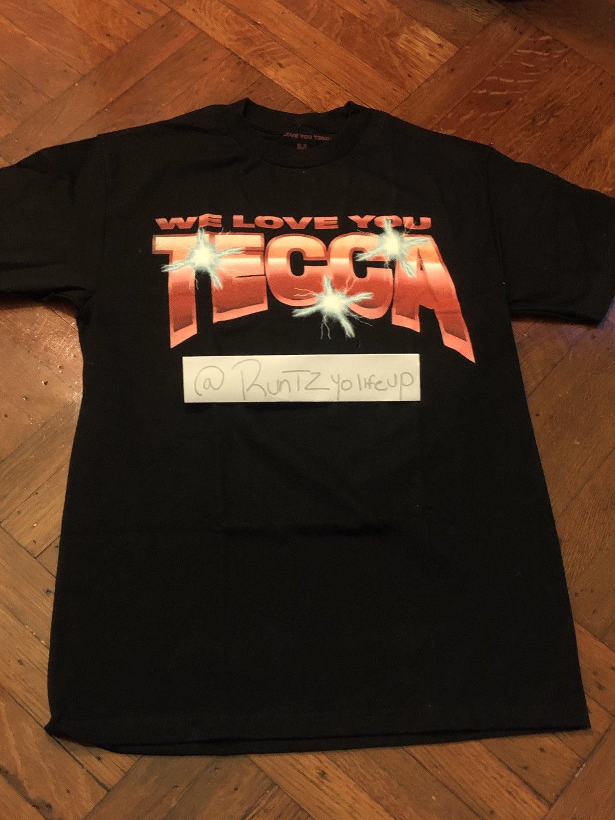 Streetwear LASY DAY BEFORE DELETE We 🖤 You Lil Tecca Tour merch | Grailed