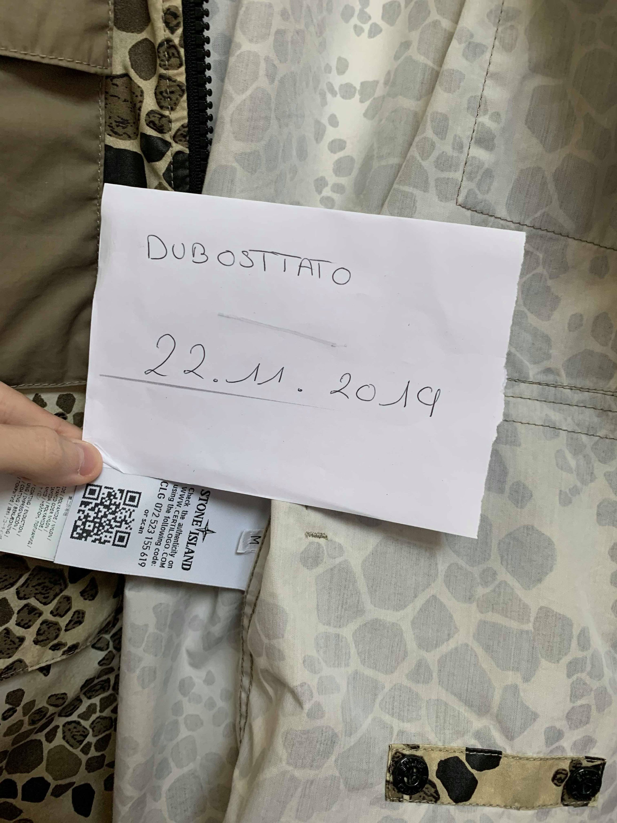 Stone Island Stone Island Alligator Camo 50 FILI Tela Field Jacket ...