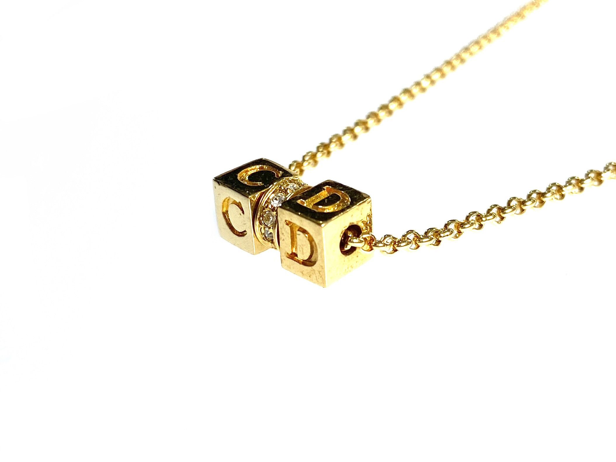 Dior Gold Dice Chain | Grailed