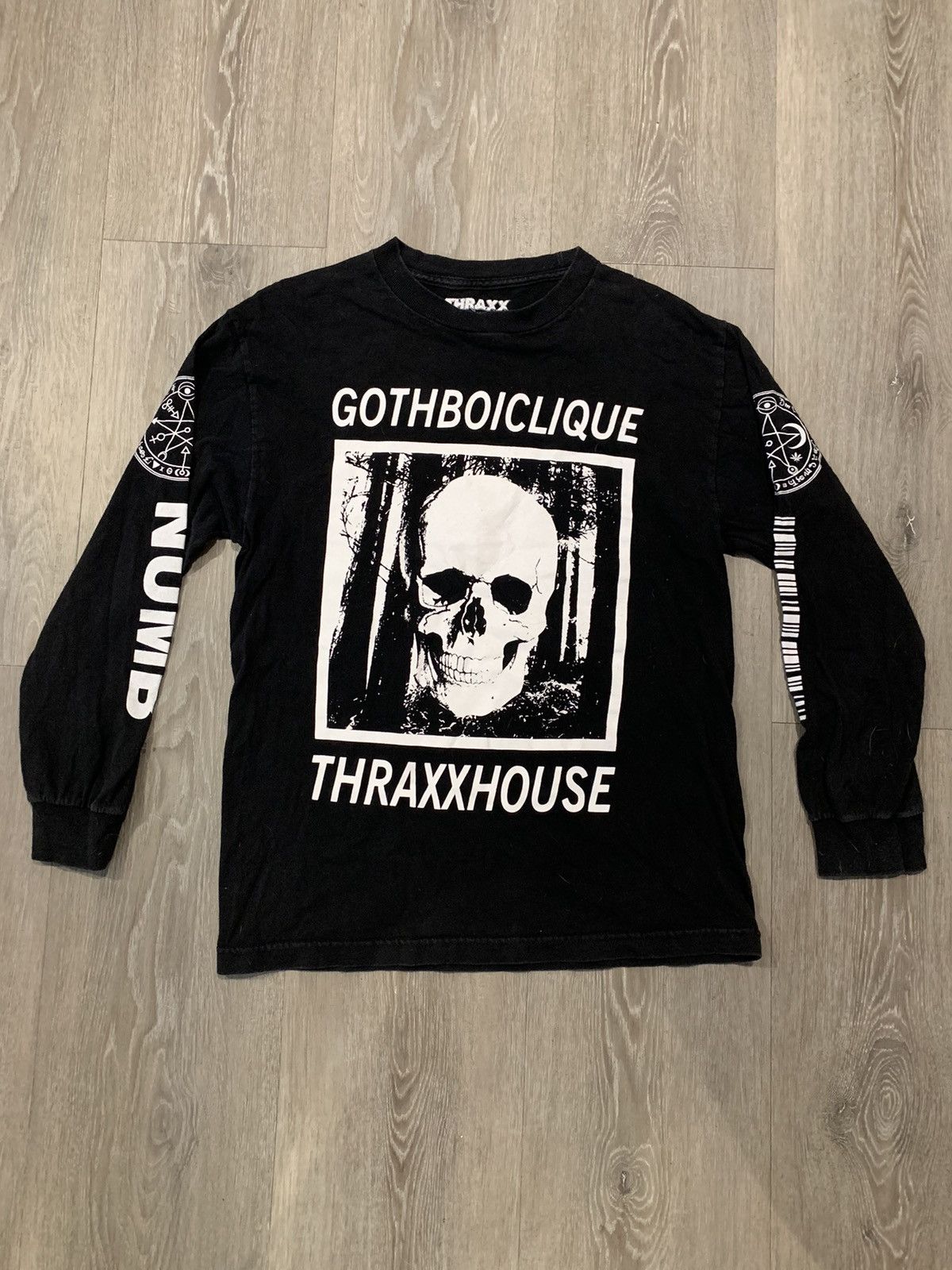 GOTHBOICLIQUE GBC x THRAXXHOUSE “Numb” Longsleeve | Grailed