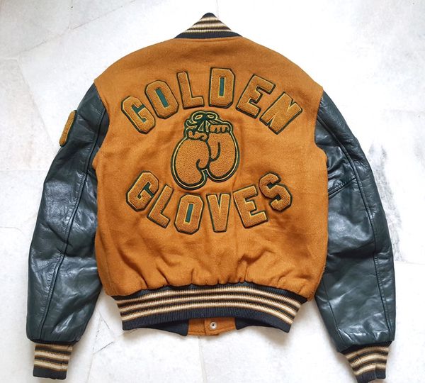 Vintage Vintage Rare Boxing Golden Gloves Varsity Jacket | Grailed