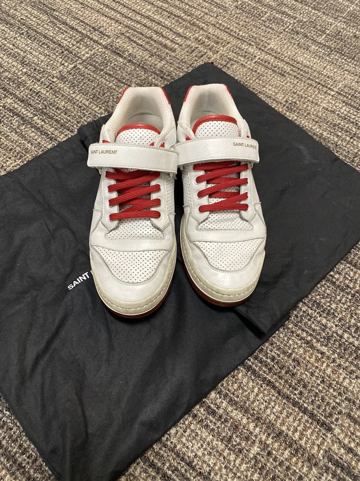 Yves Saint Laurent YSL SL24 Sneakers in Used-Look Leather | Grailed