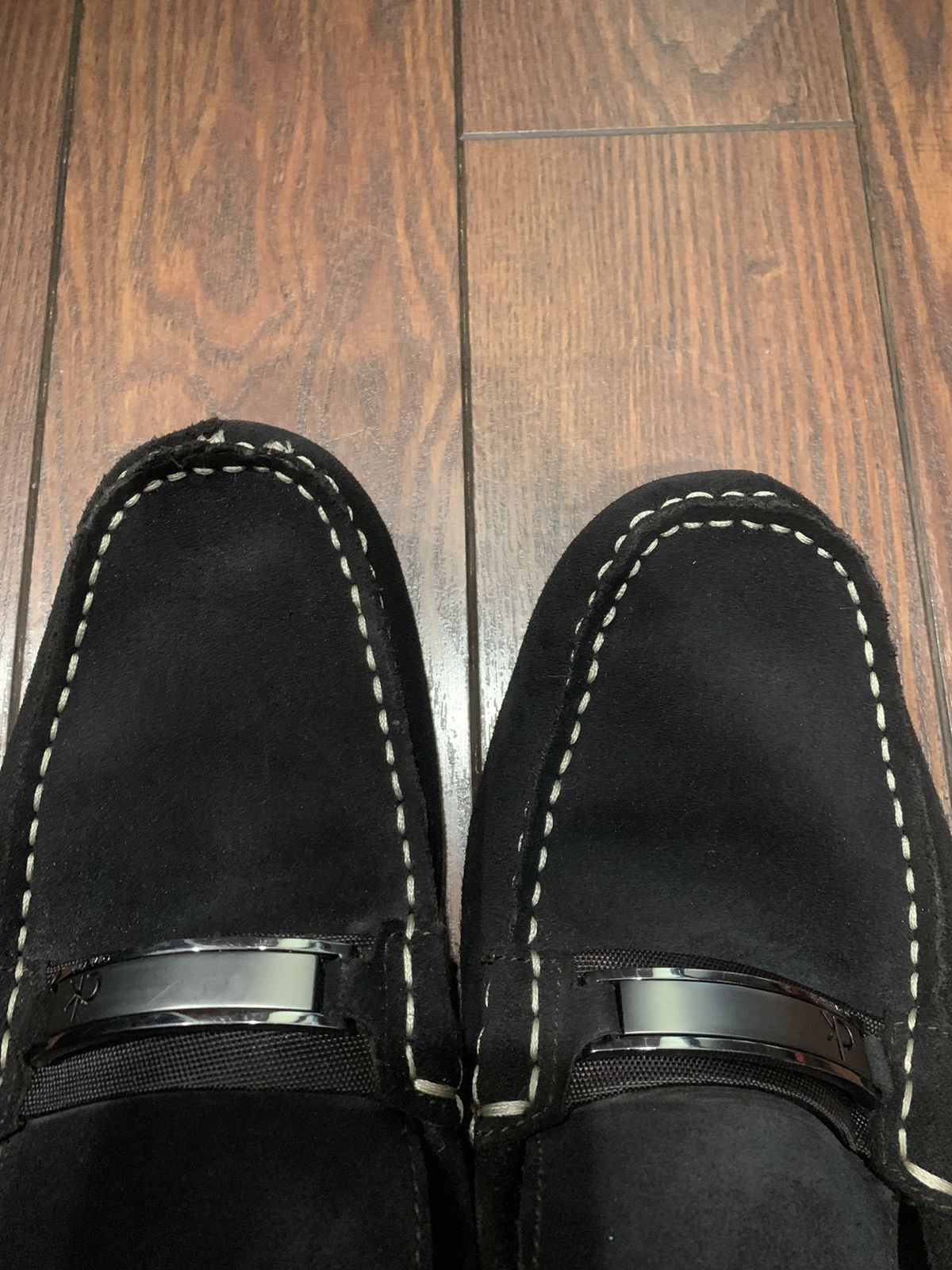 Calvin Klein Marcell Moc-Toe Leather Drivers | Grailed