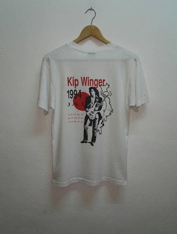 Band Tees × Tour Tee × Vintage Very Rare Kip Winger Single Artist tour ...