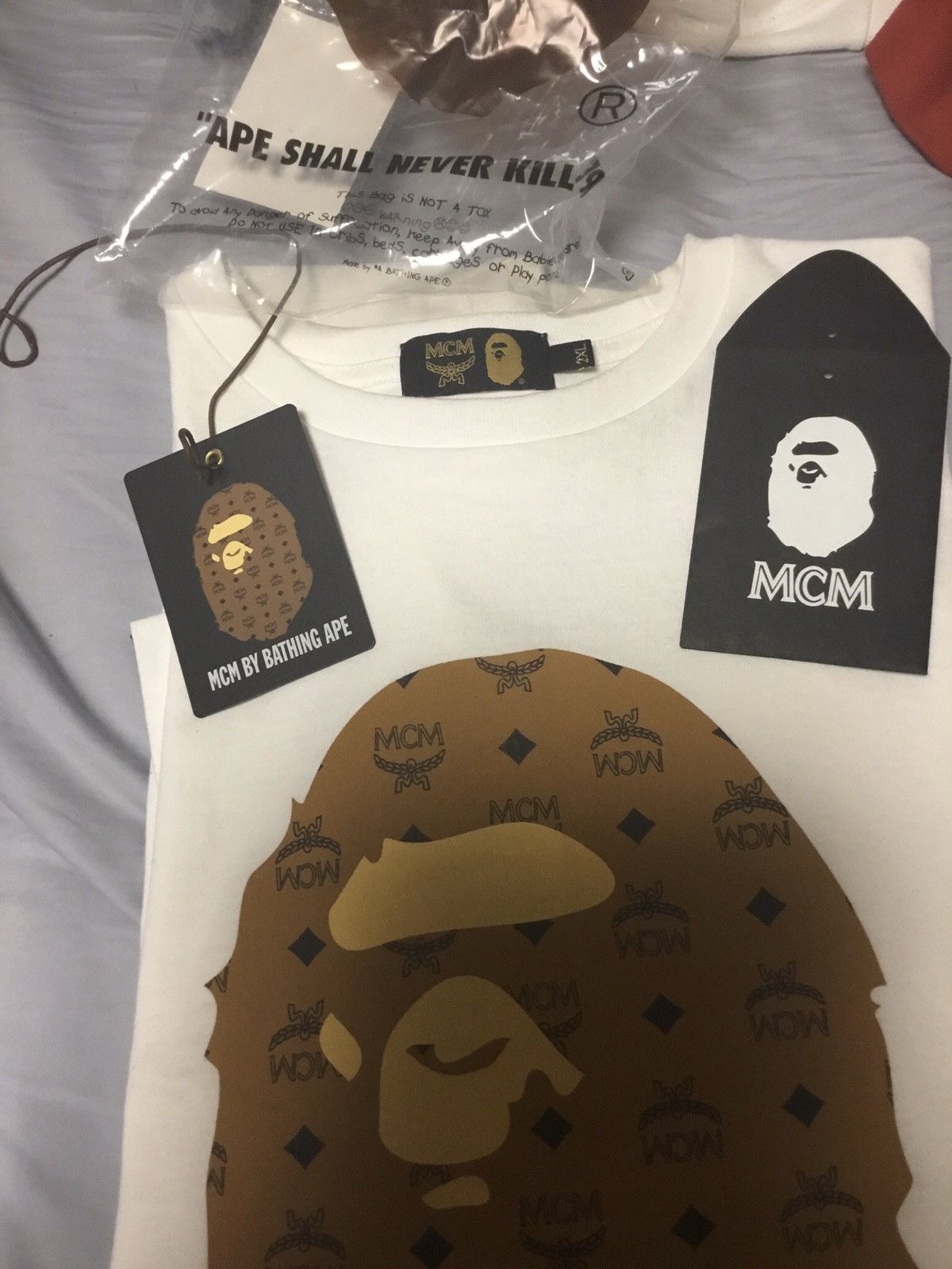 Bape × MCM BAPE x MCM Tee | Grailed