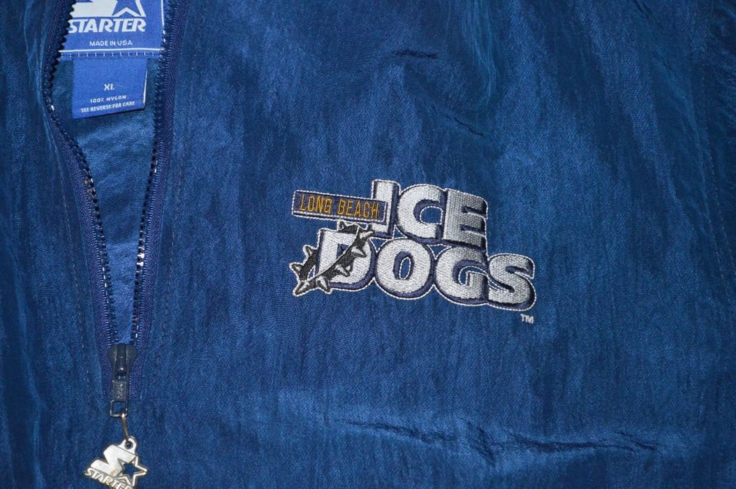 Vintage Vintage Starter Long Beach Ice Dogs IHL Jacket | Grailed