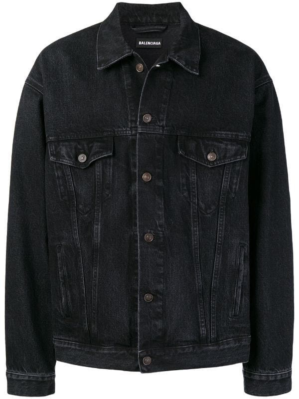 Balenciaga LGBTQ Embroidered Flag Denim Jacket LGBT | Grailed