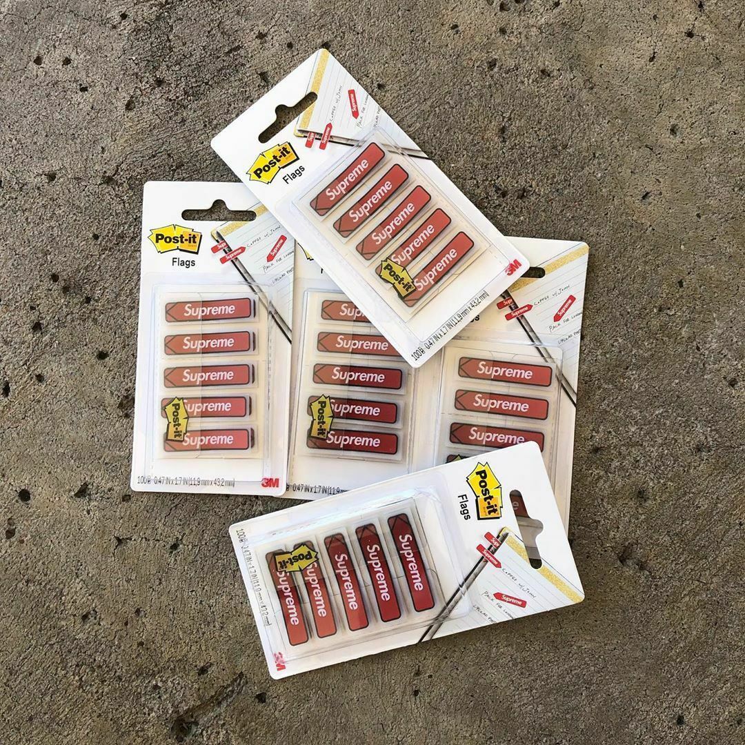Supreme Supreme Post-it Flags FW19 Accessories White Box Logo | Grailed