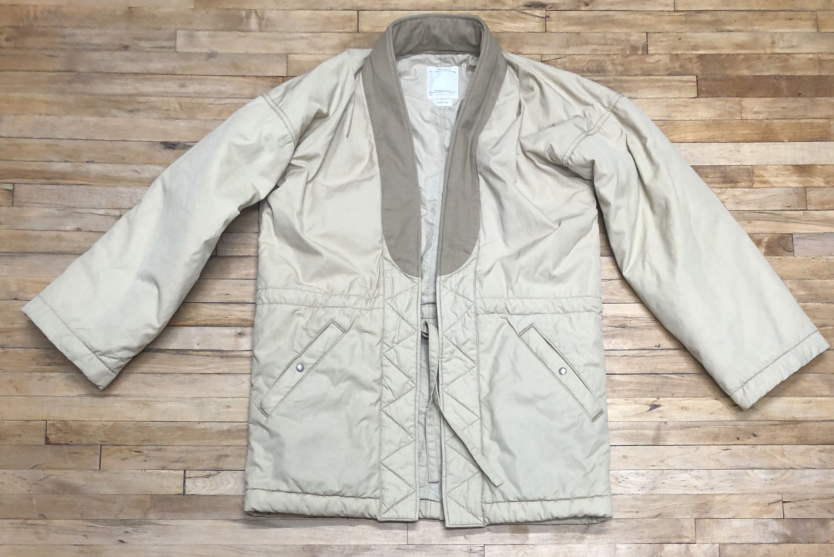 Visvim Dotera Mil Military Coat Beige Size 2 - New | Grailed