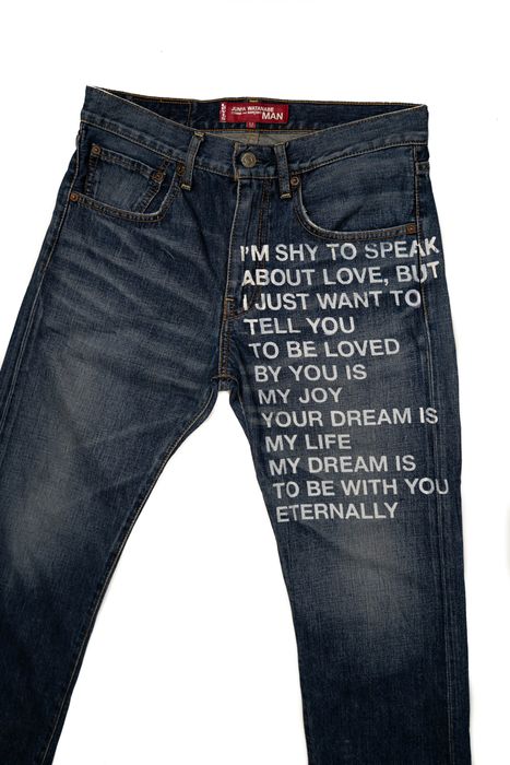 Junya Watanabe Junya Watanabe Poem Jeans SS02 | Grailed