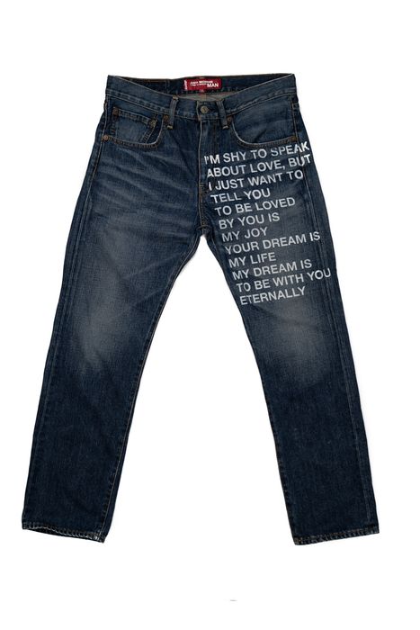 Junya Watanabe Junya Watanabe Poem Jeans SS02 | Grailed