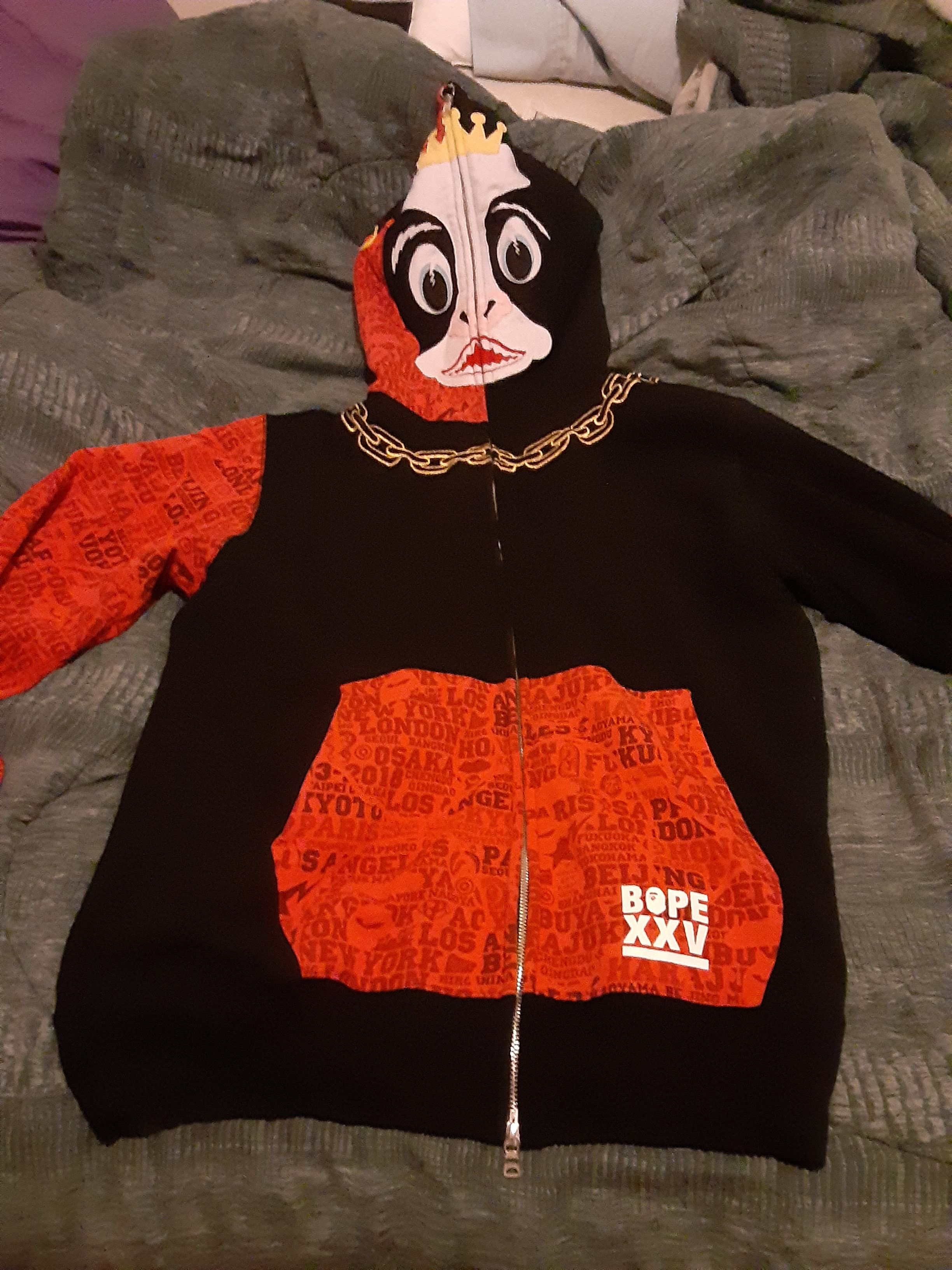Bape cow zip up | Grailed