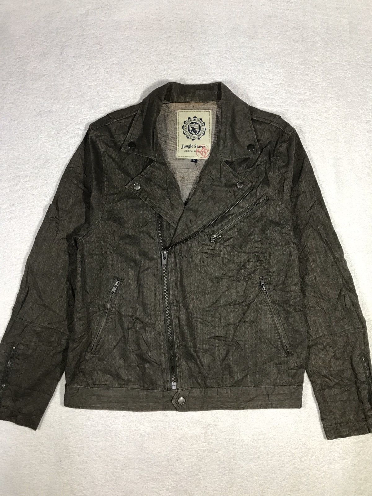 Japanese Brand × Other × Vintage Jungle Storm Denim jacket Japanese Brand × Other × Vintage Jungle Storm Denim jacket