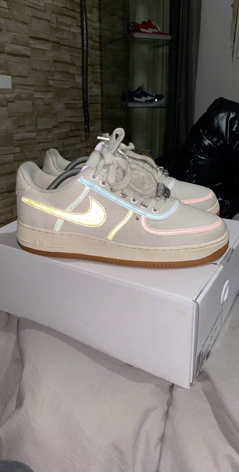 Nike × Travis Scott Travis Scott x Air Force 1 Sail | Grailed