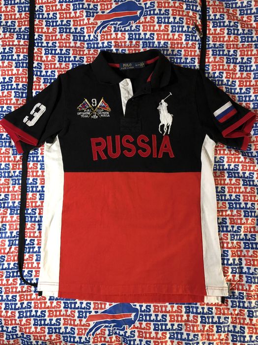 Polo Ralph Lauren POLO RALPH LAUREN Russia Mens Polo Shirt Soccer | Grailed
