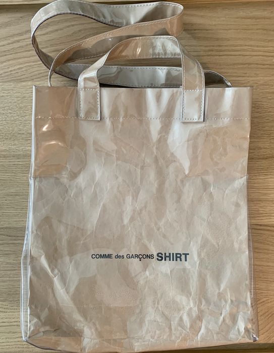 Comme des Garcons COMME DES GARCONS SHIRT PVC KRAFT PAPER MESSENGER ...