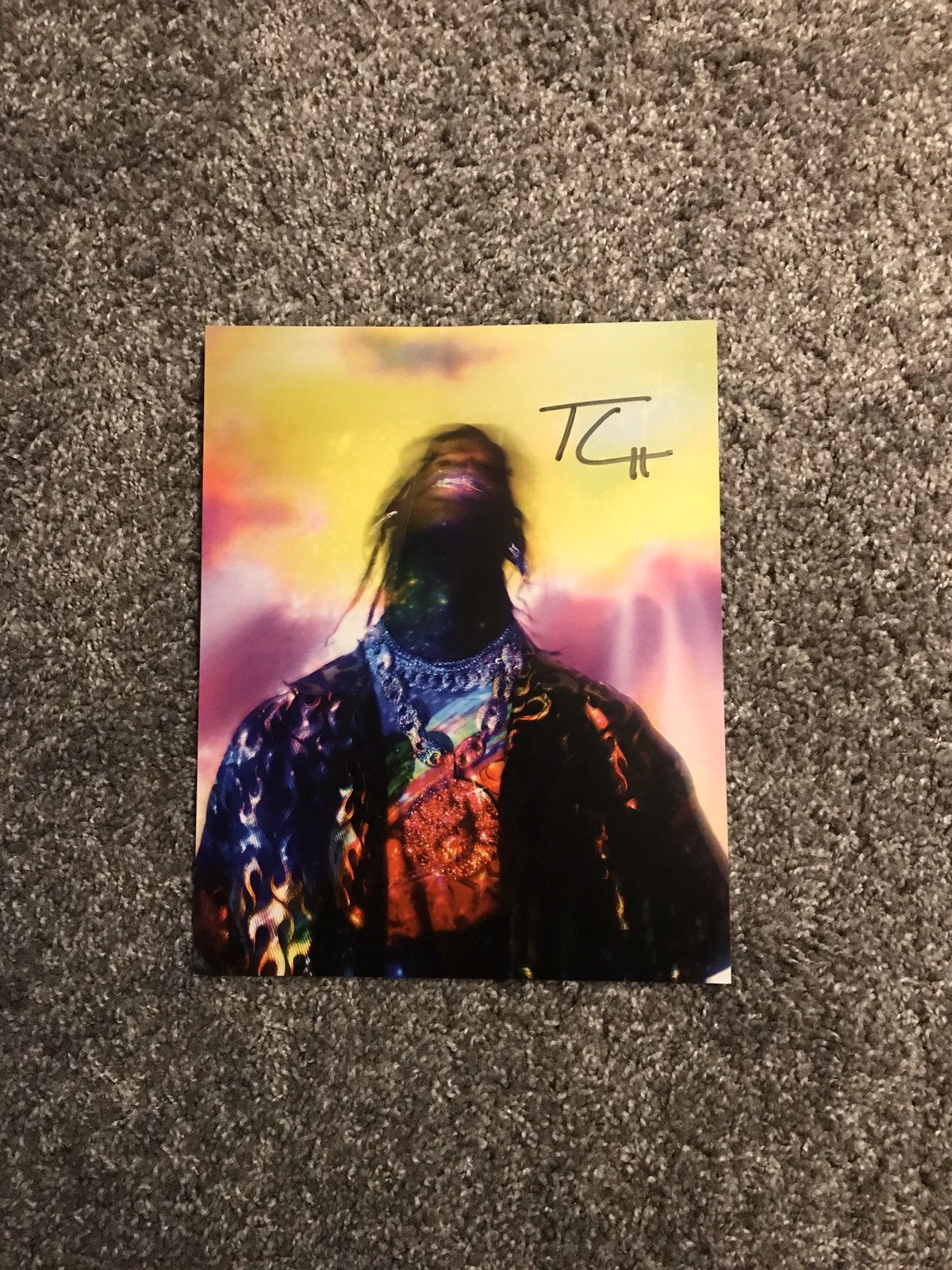 Travis Scott Travis Scott Signed Lithograph Poster Read Description ...