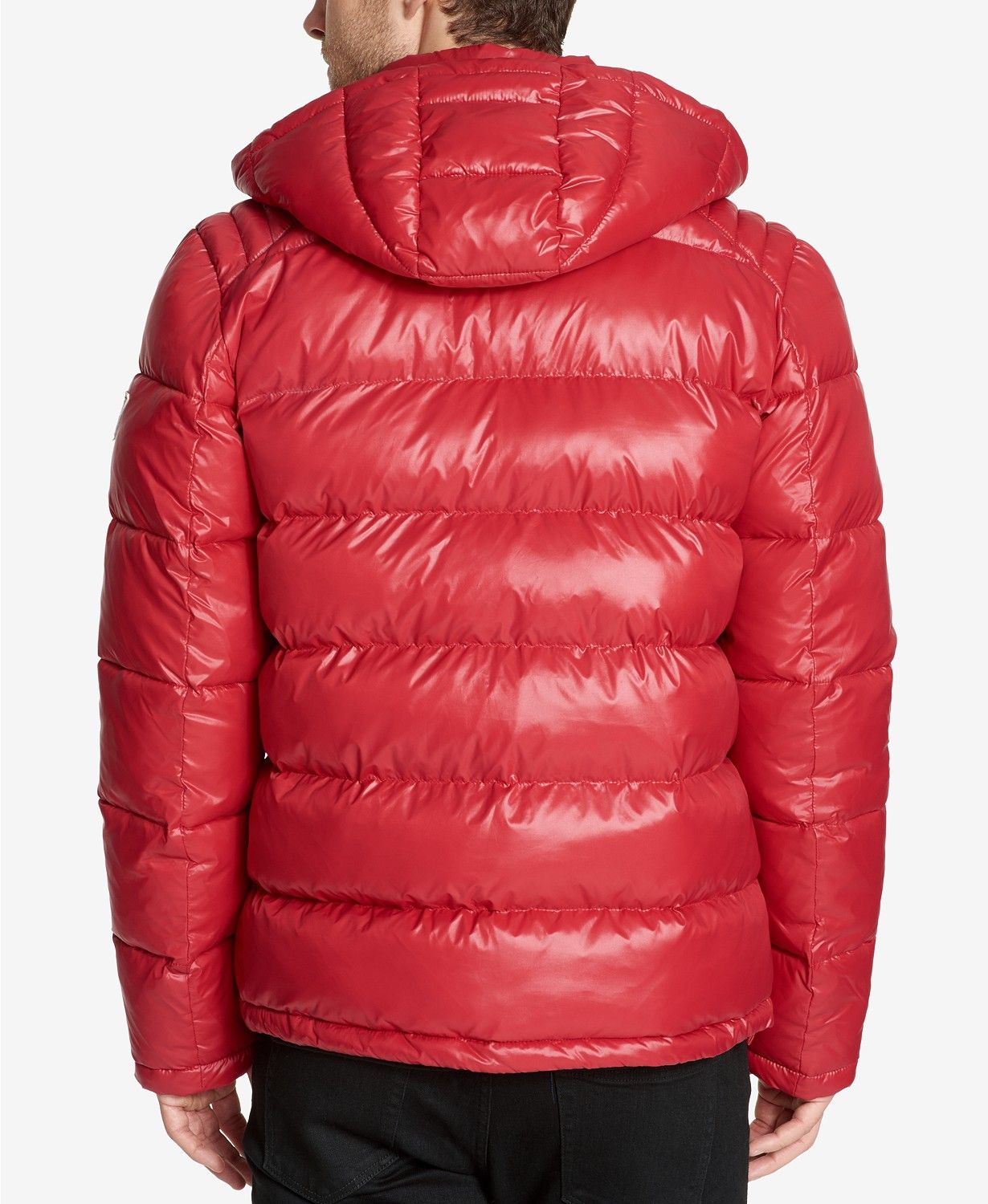 Guess Red Guess Puffer Coat | Grailed