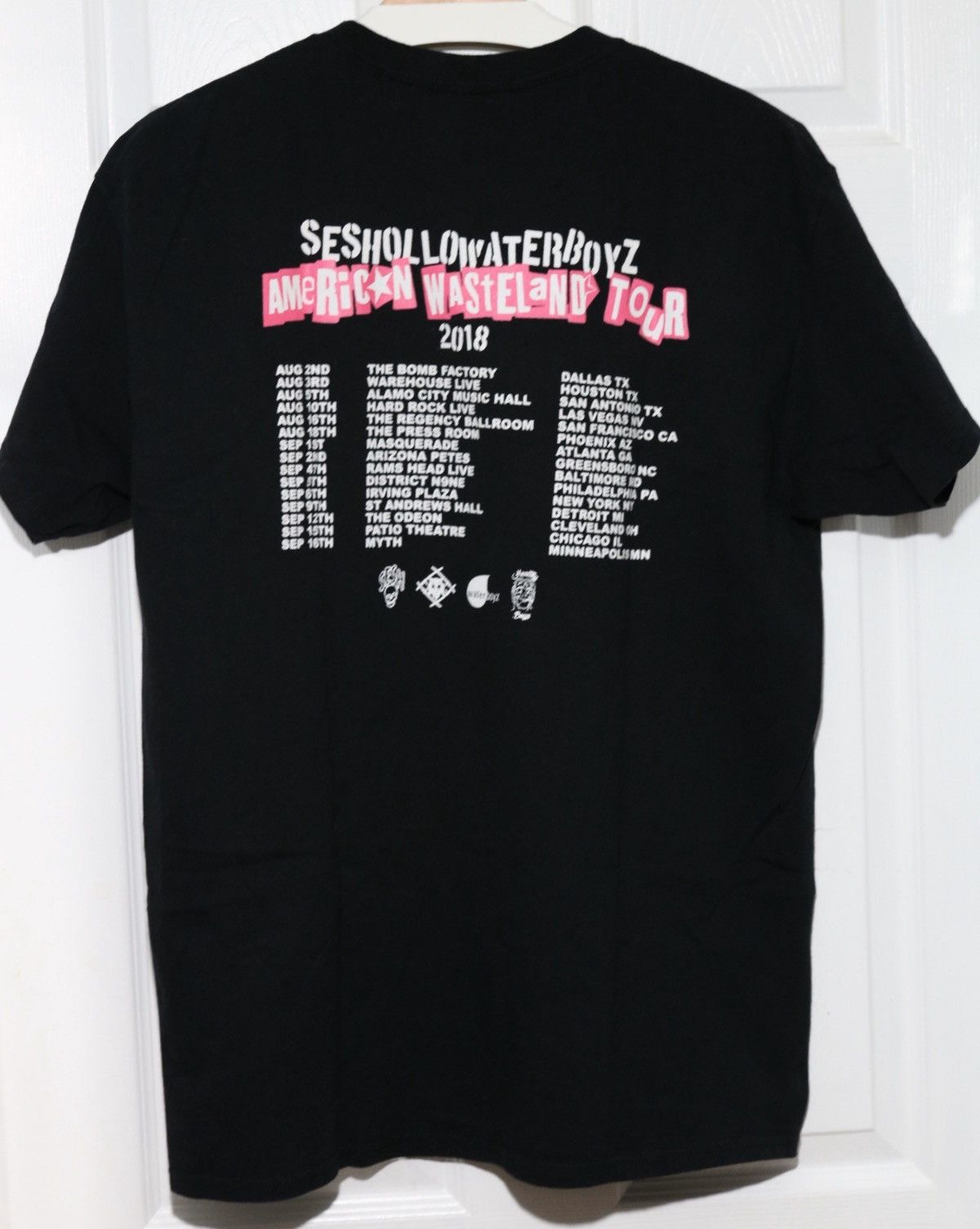 Bones × TeamSESH WORN ONCE TEAM SESH HOLLOW WATER BOYZ CONCERT MERCH ...