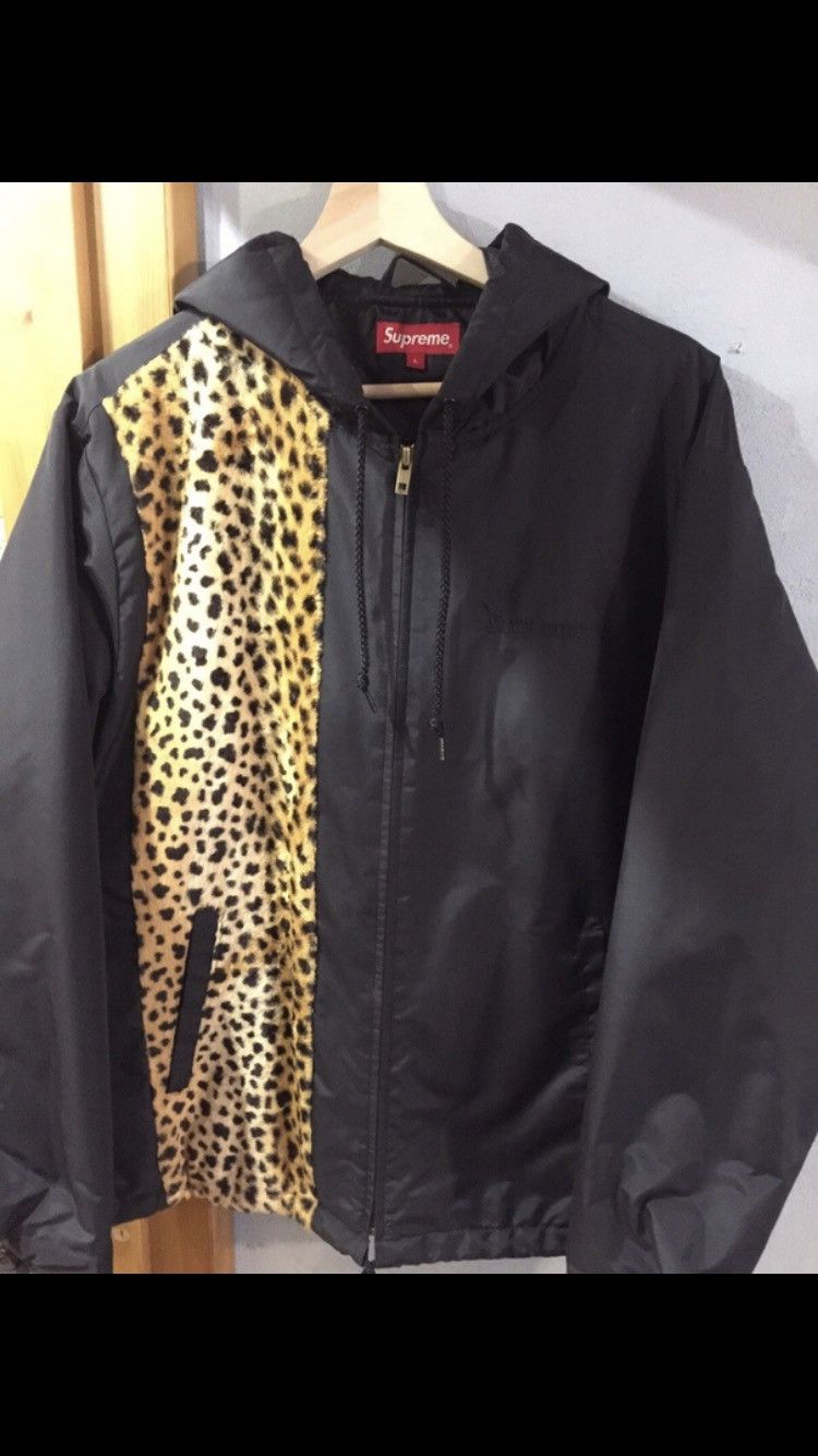 Supreme Cheetah Hooded Station Jacket | Grailed
