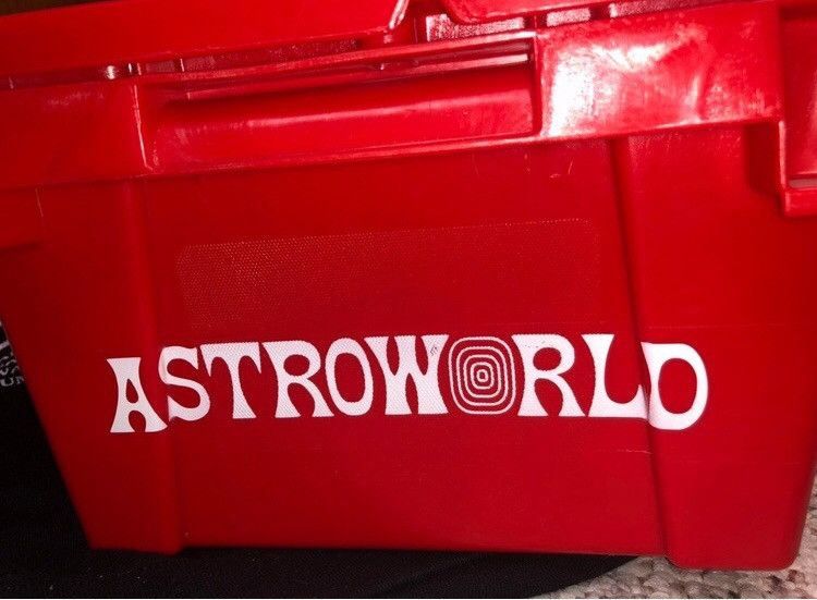 Travis Scott Astroworld Crate Box Storage Container Travis Scott | Grailed