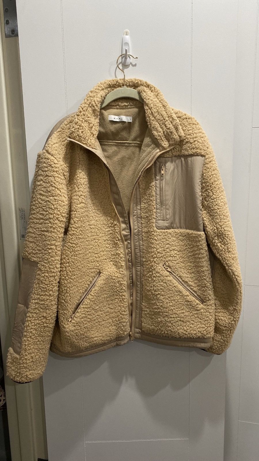 Mnml Mnml Tech Fleece Sherpa Jacket Grailed