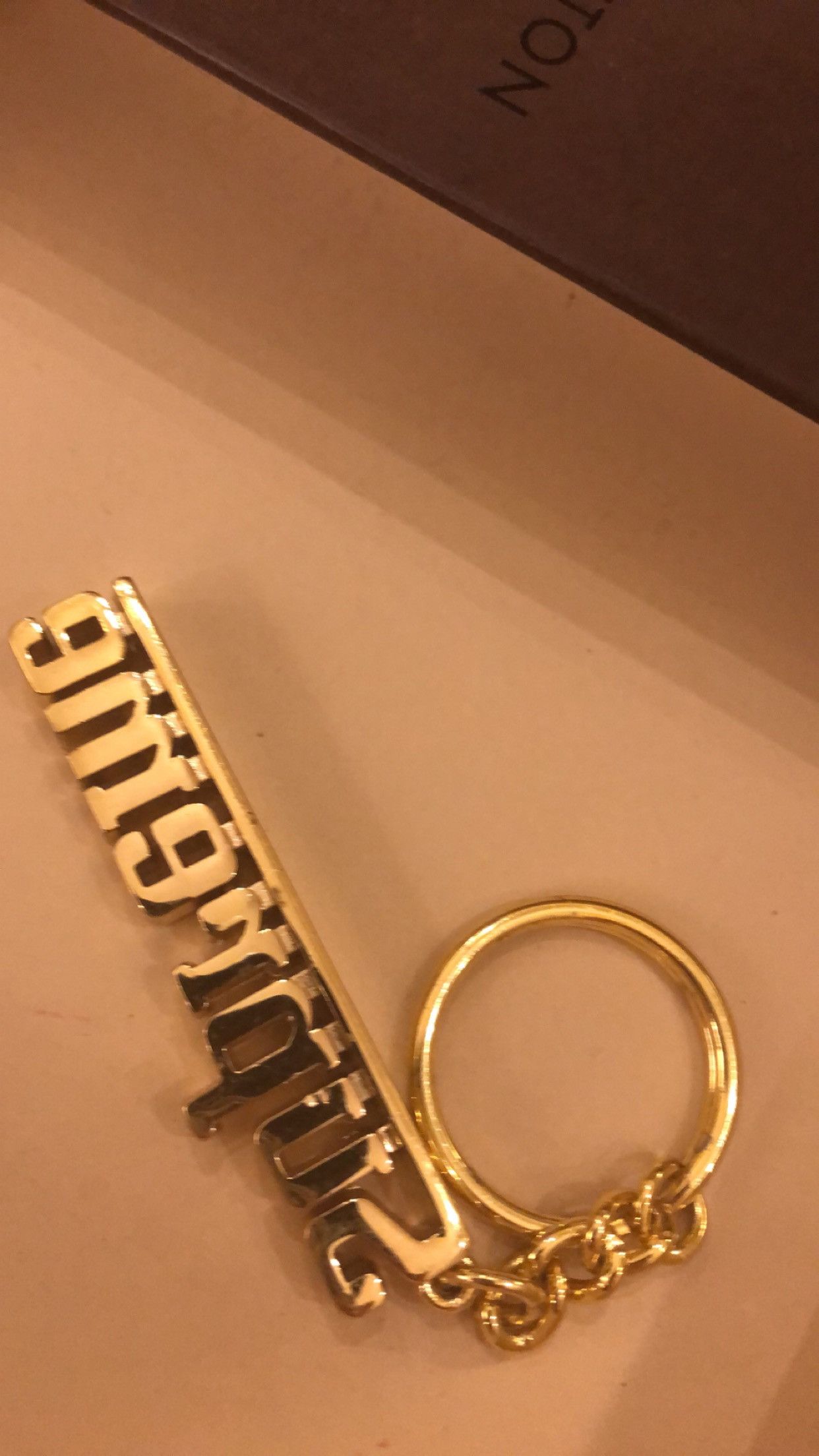 Supreme Ferrari Supreme Gold Keychain | Grailed