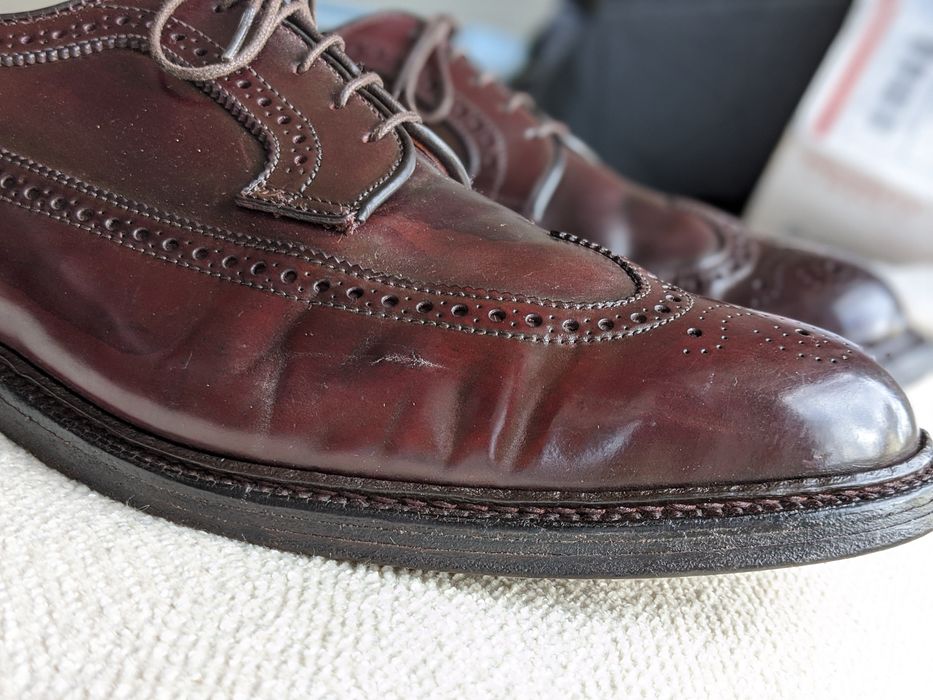 Alden Alden 975 LONG WING BLUCHER - COLOR 8 SHELL CORDOVAN | Grailed