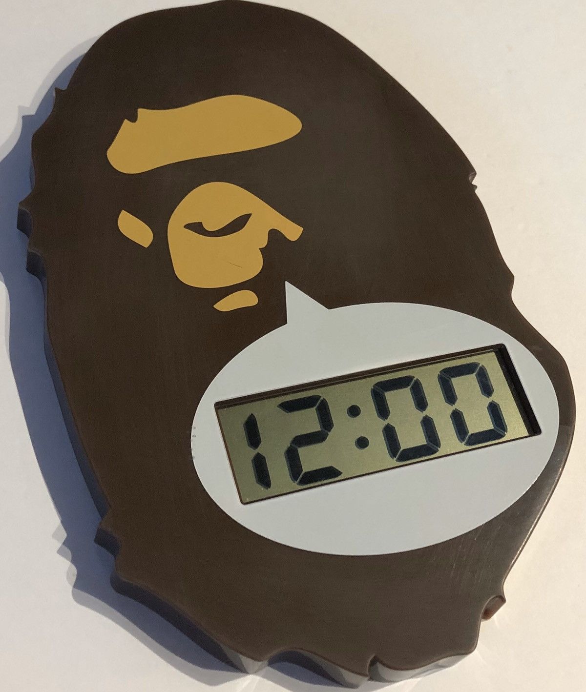 Bape Bape digital wall clock | Grailed