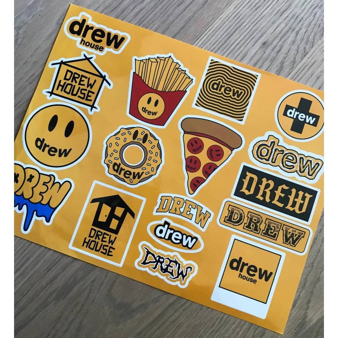 Justin Bieber Drew House Sticker | Grailed