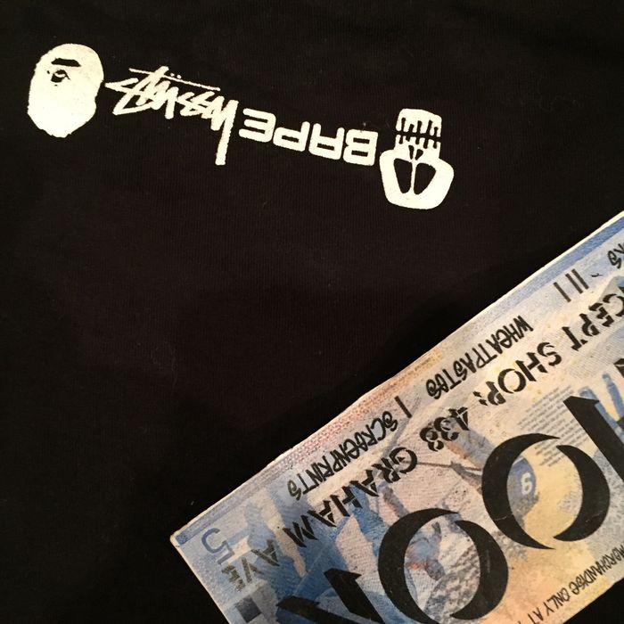 Bape Bape X Stussy Collab Tee - Medium | Grailed