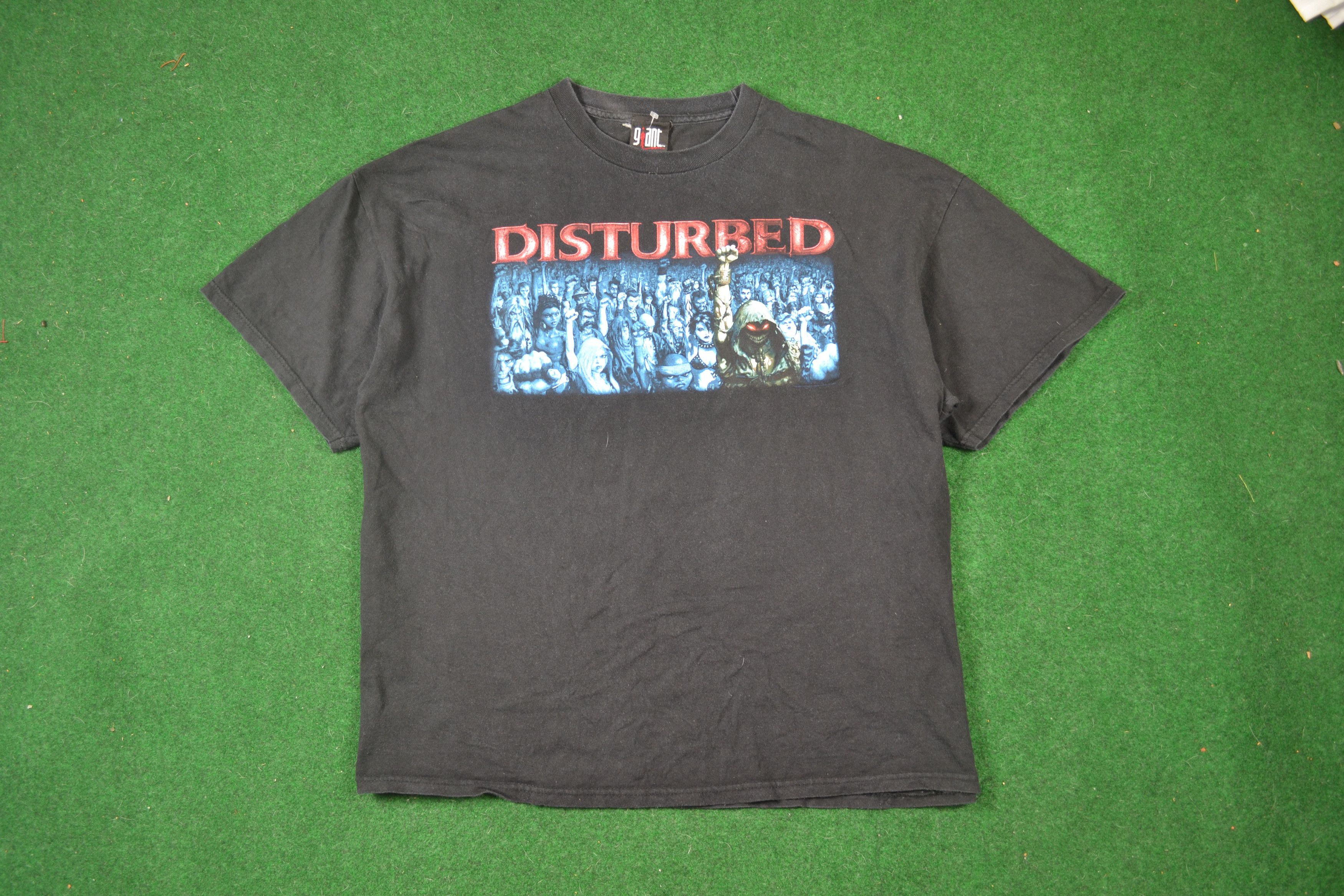 Vintage 90s Disturbed Band Concert Giant Tour Tee Shirt Album Promo ...