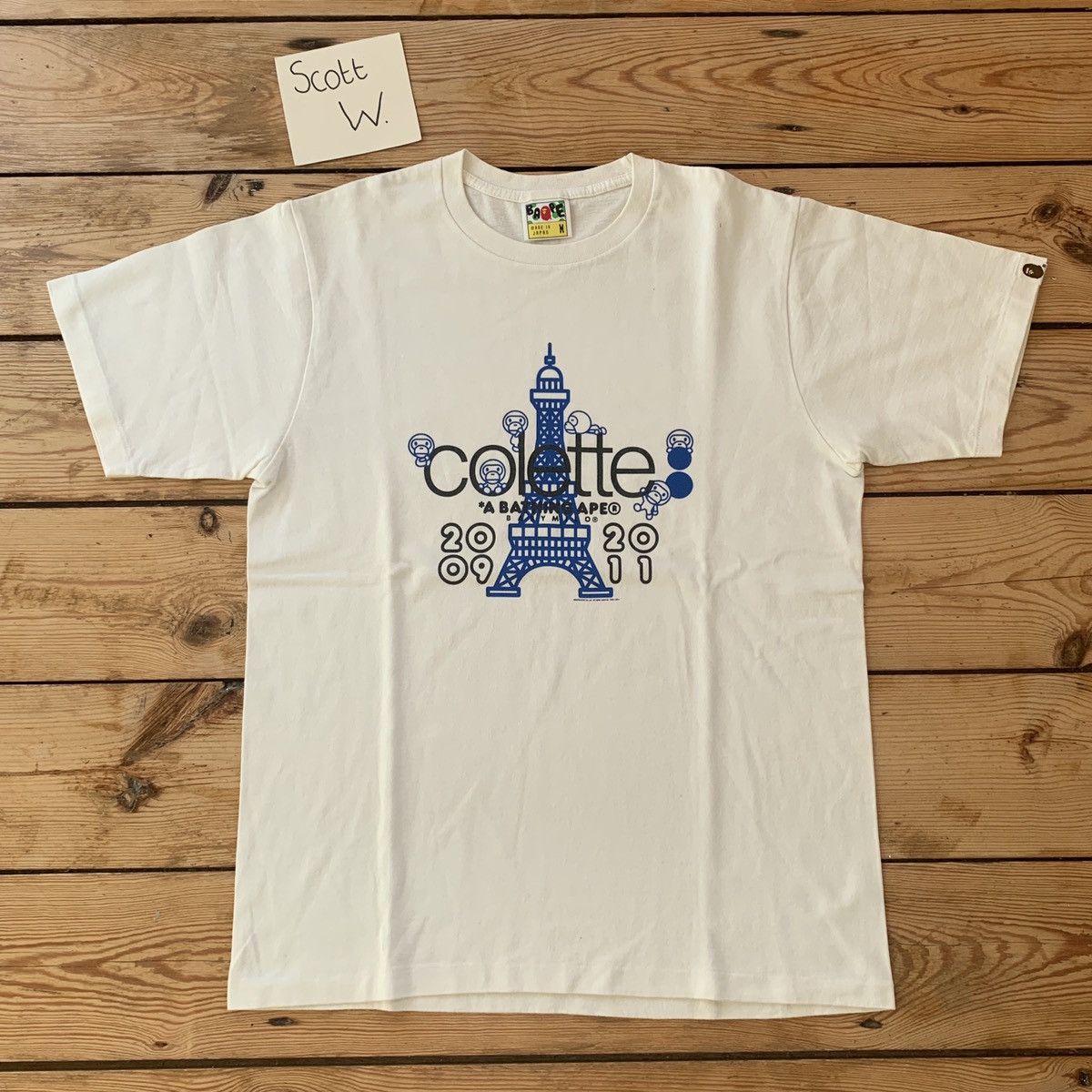 Bape × Colette SS11 3rd Anniversary Colette Tee | Grailed
