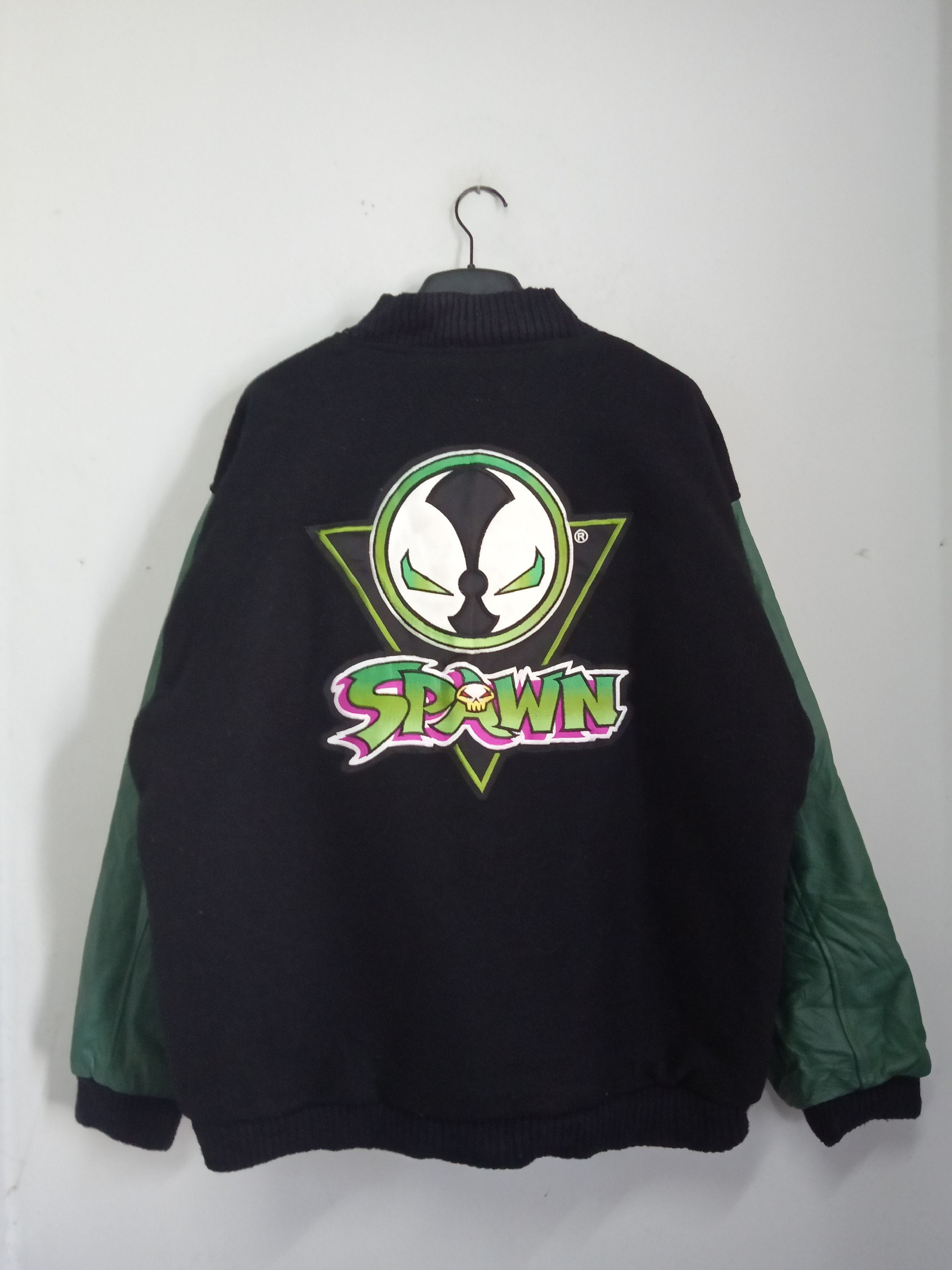Movie × Varsity Jacket × Vintage Vintage 90s Spawn Movie Embroidery ...