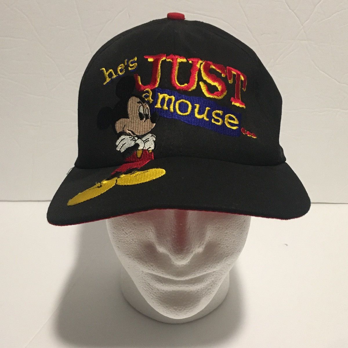 Disney × Vintage Vintage Mickey Mouse Goofy Co Disney Snapback Hat ...