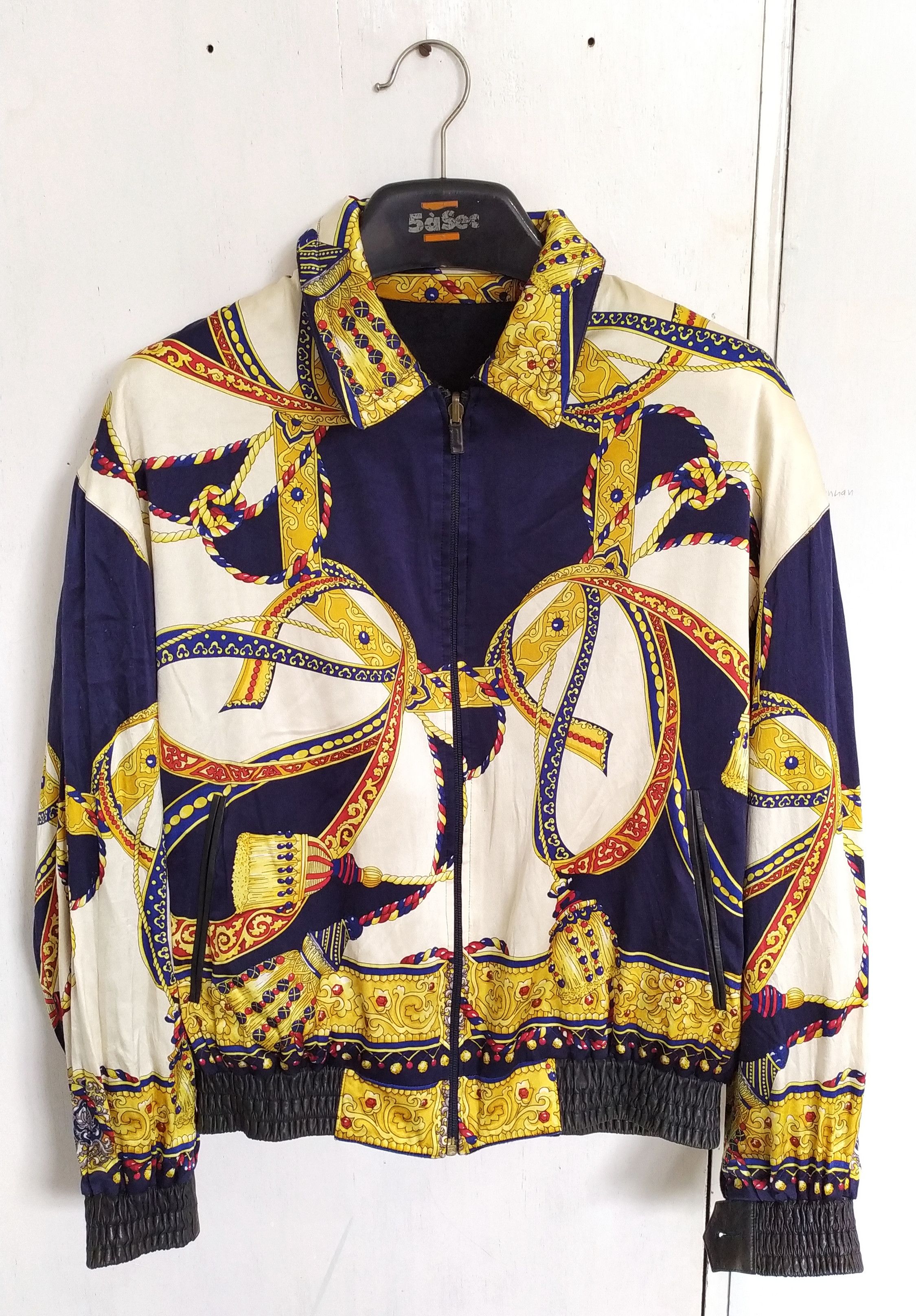 Bomber Jacket × Luxury × Zilli ZILLI baroque reversible bomber cashmere ...