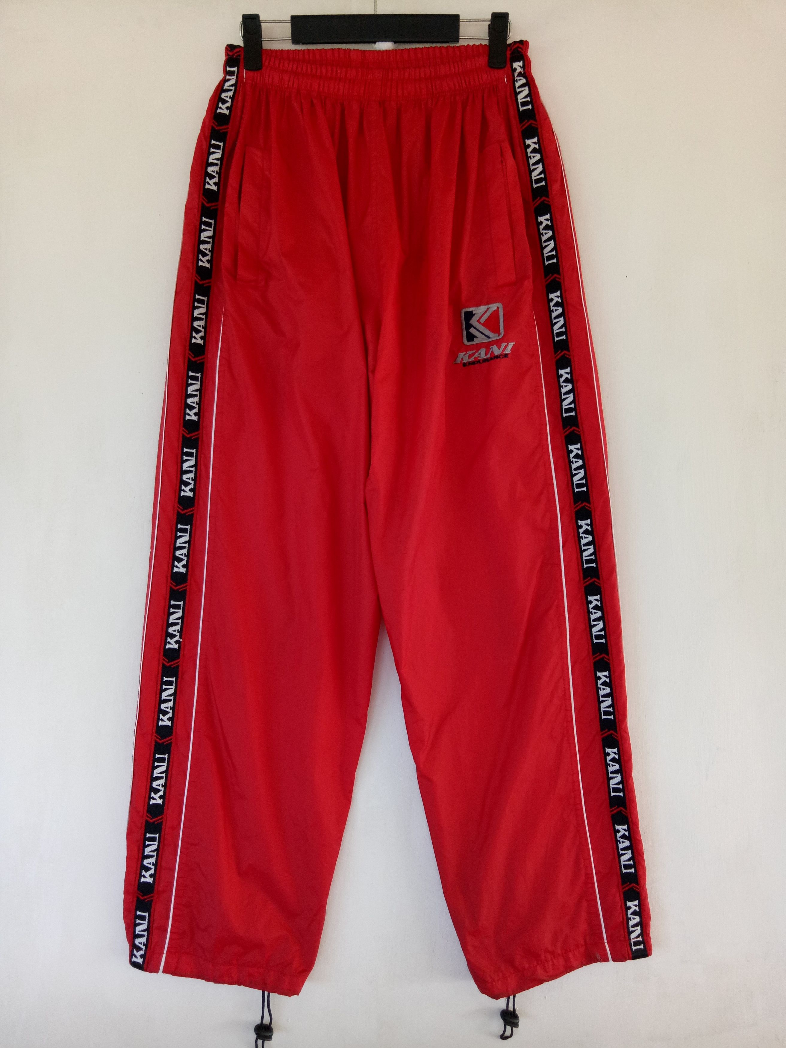 Kani KARL KANI sweatpants sports side tape tracksuit pants | Grailed