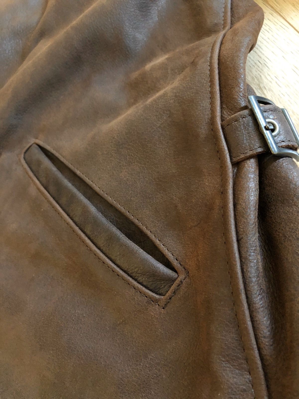 Schott Schott 543 leather delivery jacket | Grailed