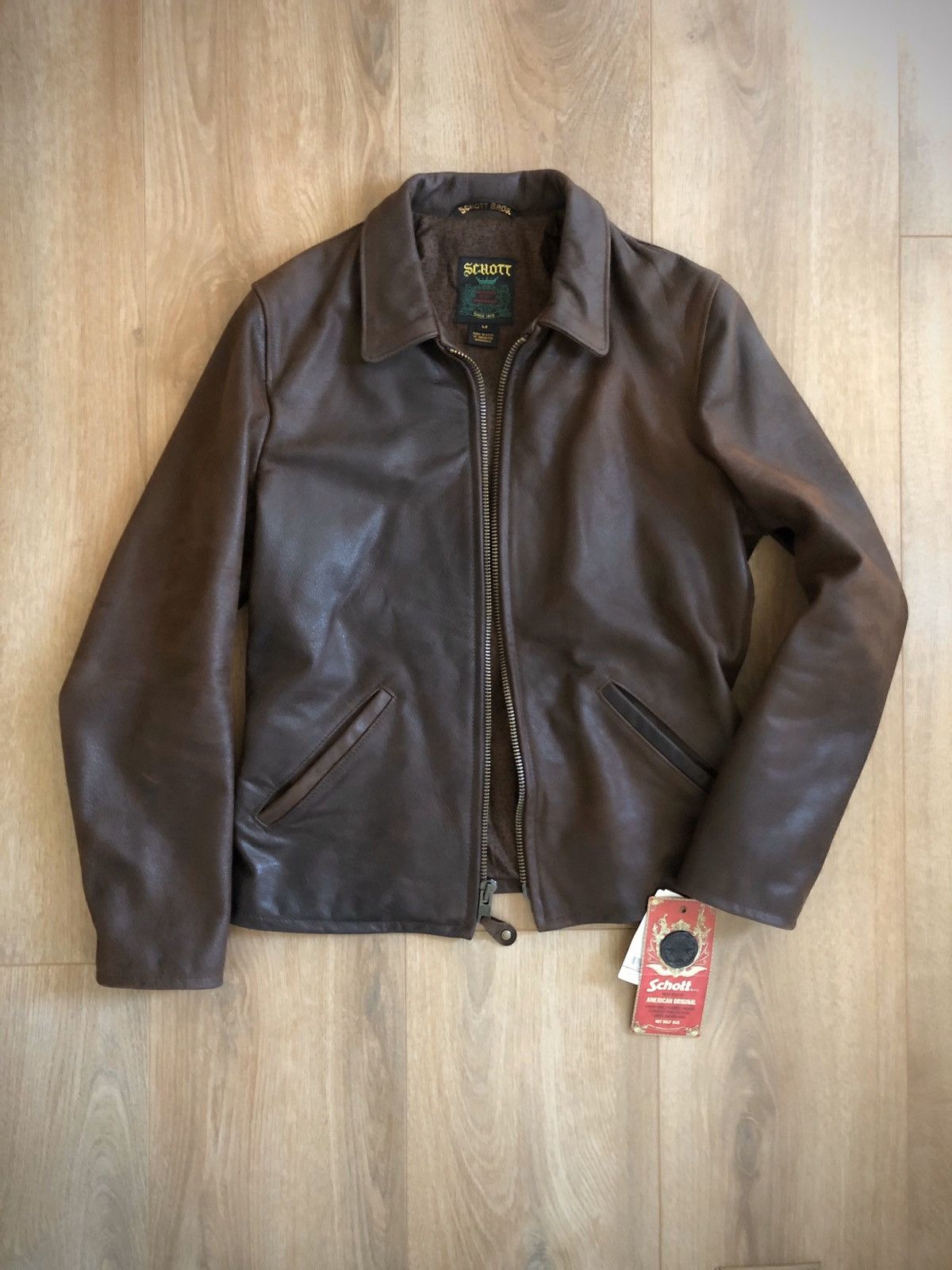 Schott Schott 543 leather delivery jacket | Grailed
