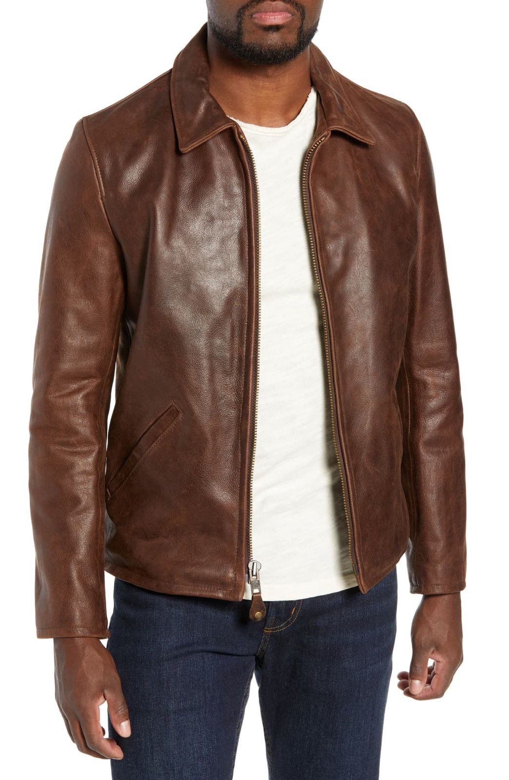 Schott Schott 543 leather delivery jacket | Grailed