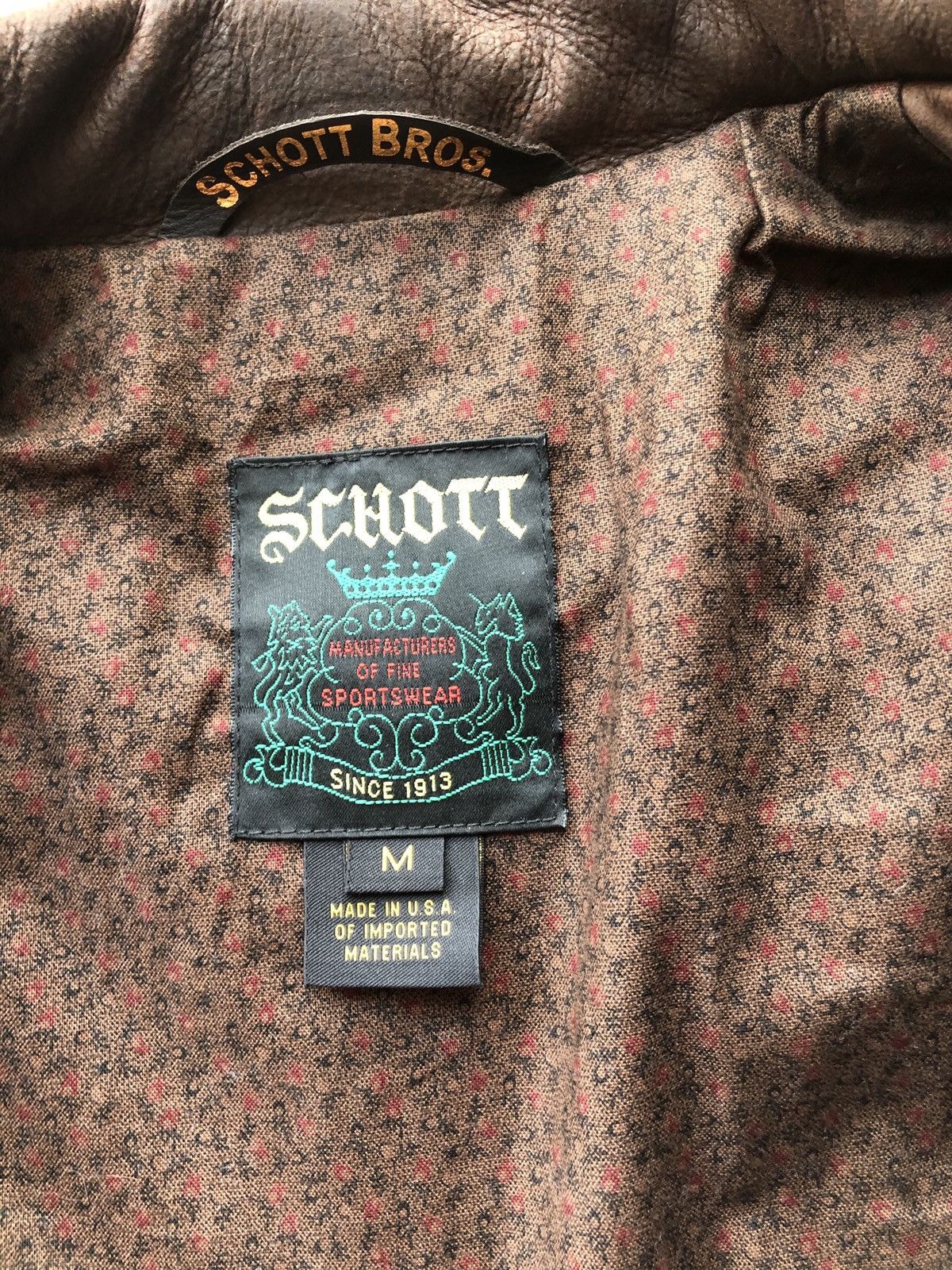 Schott Schott 543 leather delivery jacket | Grailed