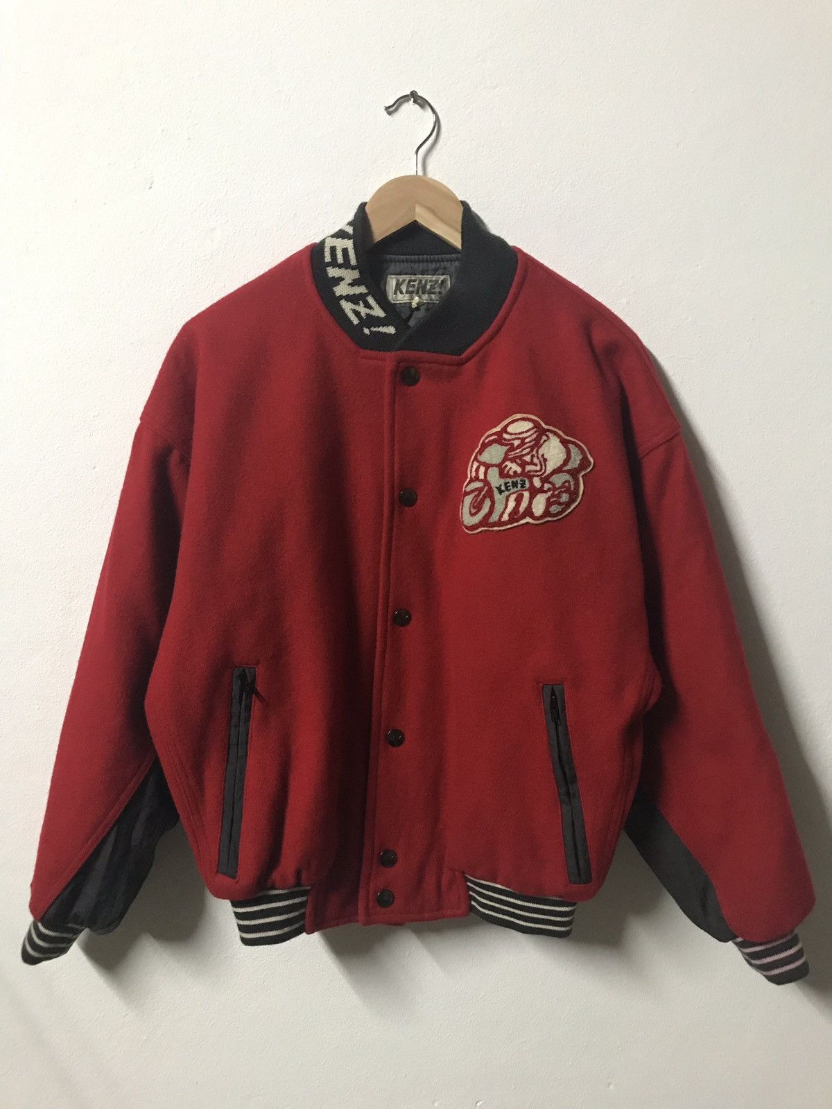 Japanese Brand × Other × Vintage Vintage kenz sport motorcycle jacket ...