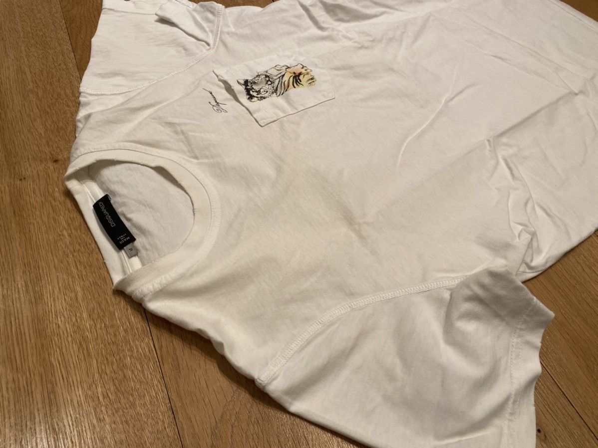 Dsquared2 Dsquared Tiger white t-shirt | Grailed