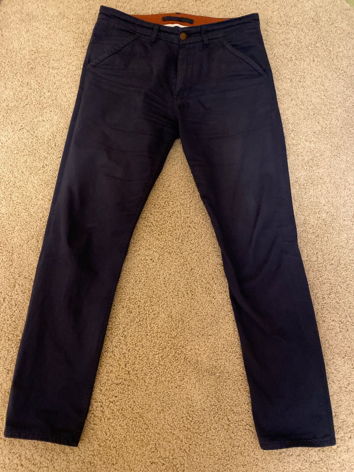 Freenote Navy blue chinos | Grailed