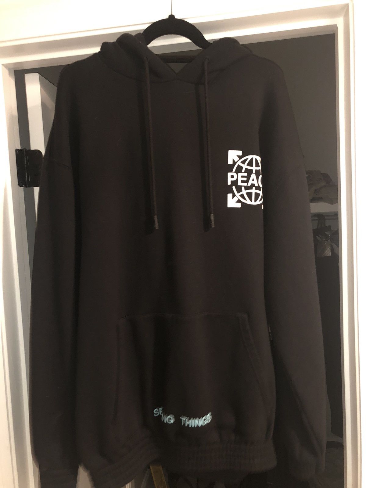 Off-White Off White World Peace Hoodie | Grailed